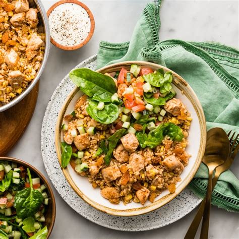 15 Minute Turkish Spiced Chicken Pilaf With Cucumber Salad My Food Bag