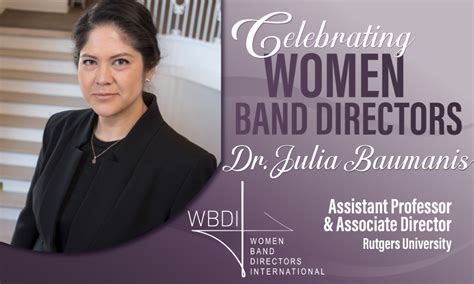 Celebrating Womens History Month With Wbdi Dr Julia Baumanis Band