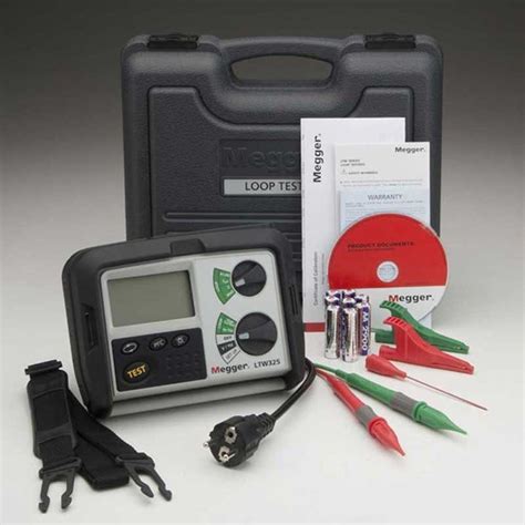 Megger Ltw325 Two Wire Earth Loop Tester Megger Ltw 325 Loop Tester