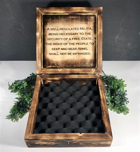 American Flag Gun Safe Pistol Safe Etsy