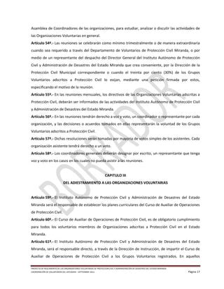 Reglamento De Voluntarios 2013 Pdf