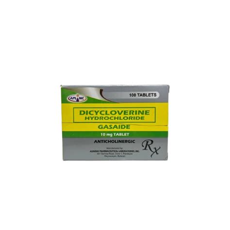 Gasaide Dicycloverine Hydrochloride 10mg Tablet 1s Price In The