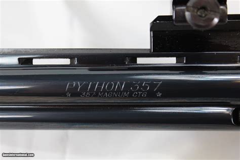 Colt Python Blued In 357 Magnum W Leopold Scope For Sale