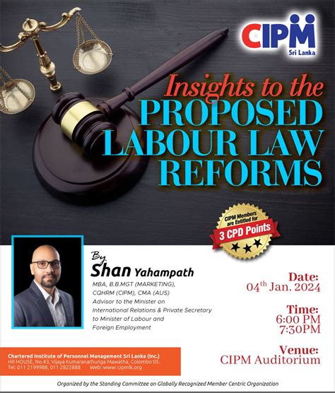 Cipm Announces An Upcoming Cpd Session Titled Insights Into Proposed