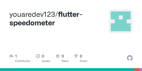 Github Youaredev Flutter Speedometer