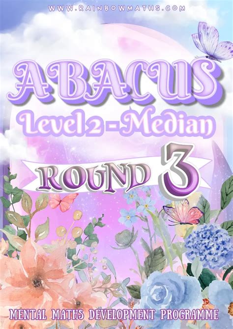 Abacus Level 2 Median Round 3 Workbook Rainbow Maths