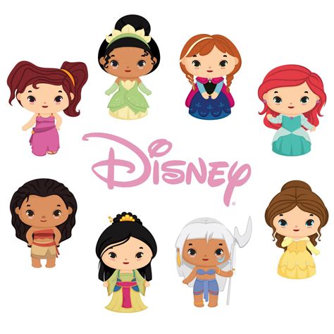 Disney Princess Clip Art Cute Princess Sticker Disney Party Princess