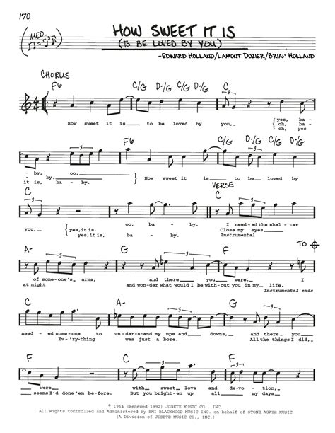 Download How Sweet It Is Marvin Gaye Really Easy Piano Sheet Music