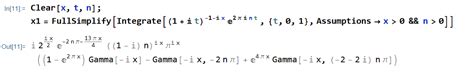 Numerical Integration Integrate Gives Inconsistent Result For Gamma Like Integral With Complex