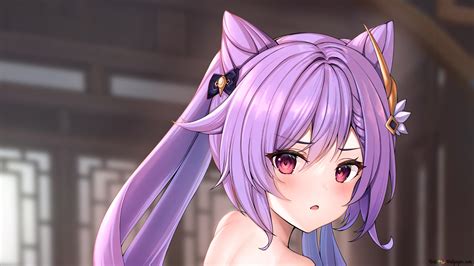 Alone Hot Keqing Genshin Impact K Wallpaper Download