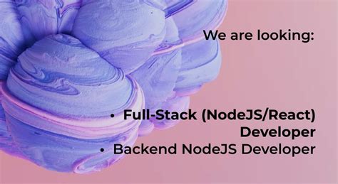 Viktoria Volynets On Linkedin Job React Vacancy Remotework Fullstack Nodejs