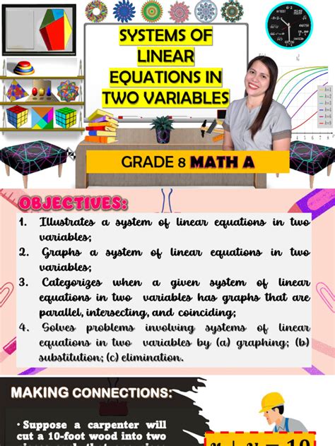 Math 8asystems Of Linear Eq In Two Variables Pdf System Of Linear