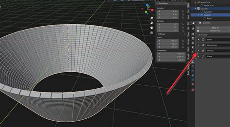 Curve Array Tute Can T Get It To Taper File Attached 2 By Jeric