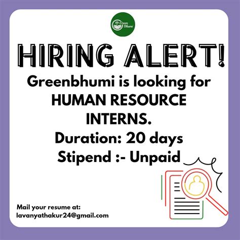 Lavanya Thakur On Linkedin Internship Interested Hiring Humanresource