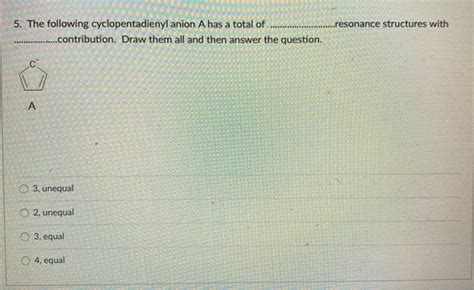 Cyclopentadienyl Resonance