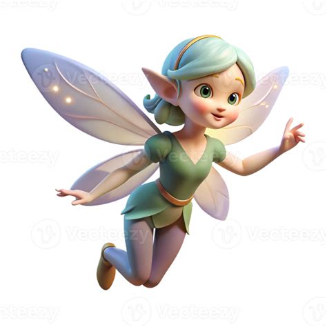 Serene Contemporary A Playful Pixie With Gossamer Wings Flitting