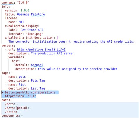 Need To Specify The Default Version When Generating The Connector Issue Ballerina