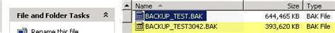 Sql Server Compressed Backups Disk Space Needs