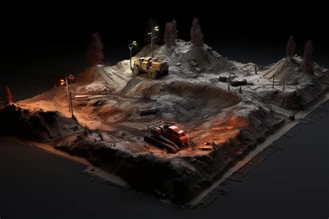 Premium Photo Industrial Grader Smoothing Terrain Road Grader Heavy