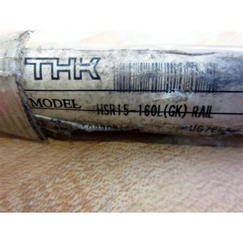 THK HSR15 160L Linear Motion Guide Rail HSR15160L Mara Industrial