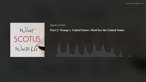 Part 2 Trump V United States Brief For The United States Youtube