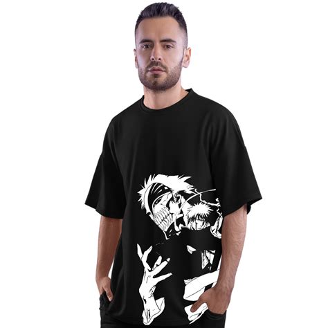Bleach Reaper Unisex Oversized Anime T Shirt Dudeme