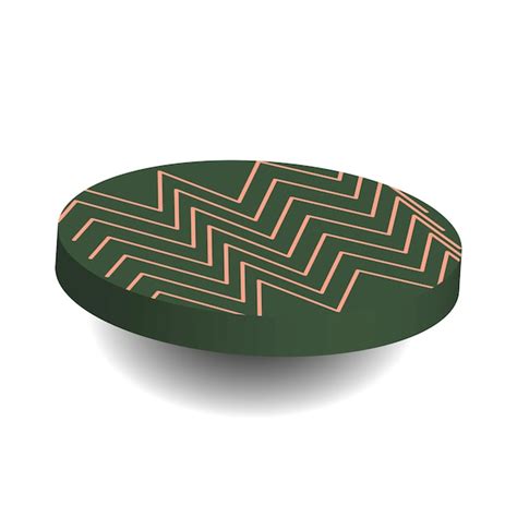 Premium Vector Modern Geometric 3d Abstract Vector Small Isolated Short Cylinders Pills