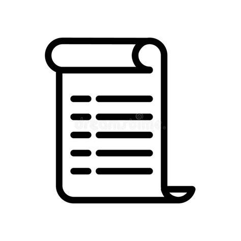 Script Icon Design In Filled And Outlined Style Stock Vector Illustration Of Video Icon