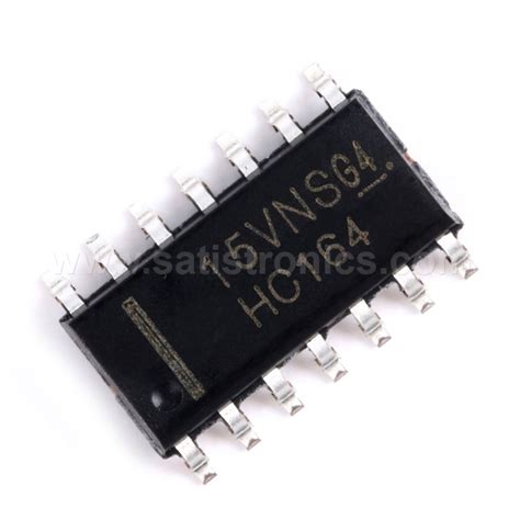 74hc164 8bit Serial Inparallel Out Shift Register Sop 14 Satistronics