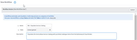 Servicenow Example Populate The Servicenow Catalog With Published
