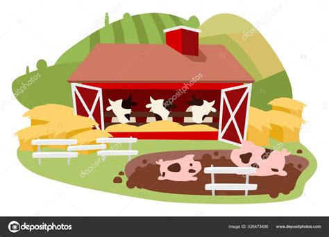 Cow Shed Clipart All About Cow Photos
