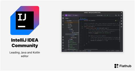 Installer Intellij Idea Community Sur Linux Flathub