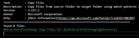 azure build does not create any artifacts stack overflow
