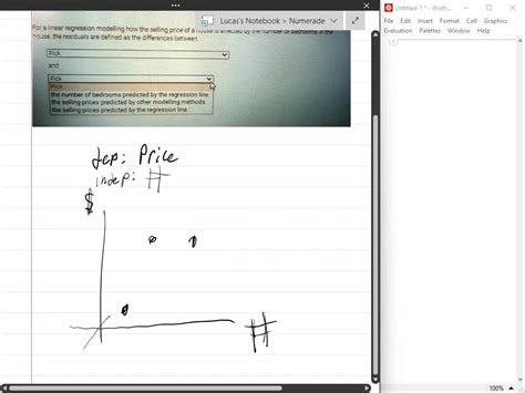 For A Linear Regression Modeling How The Selling Price Of A House Is