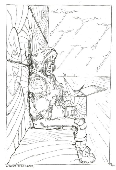 Astronaut A Tribute To Moebius Starwatcher By Artofmikolajostapiuk On Deviantart