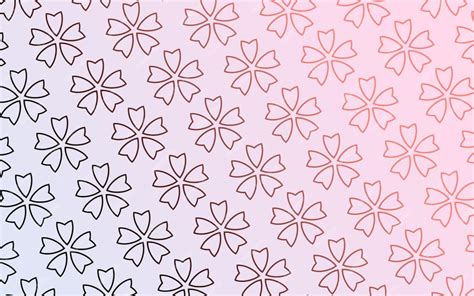 Premium Vector Japanese Sakura Pattern Background Cherry Blossom Sakura Tree Sakura Flower