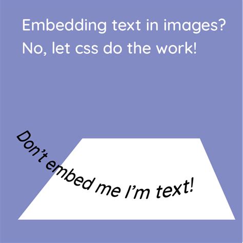 Embedding Text In Images No Let Css Do The Work Polyspiral Website Design Seo And Hosting