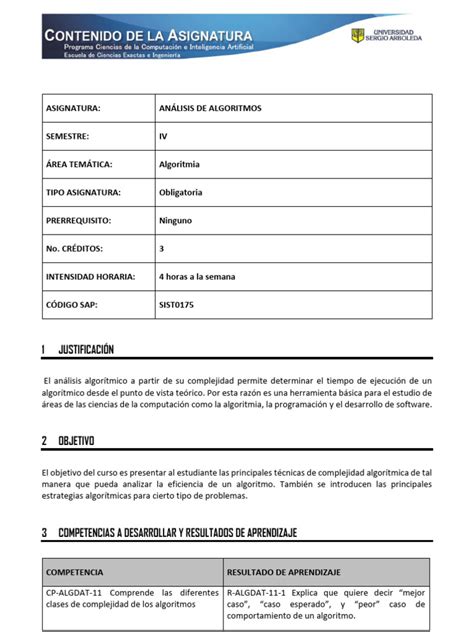 Análisis De Algoritmos Pdf Teoría De La Complejidad Computacional Algoritmos