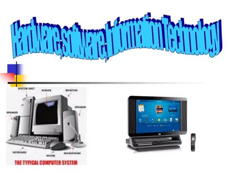 Ppt Hardware Software Information Technology Powerpoint Presentation Id