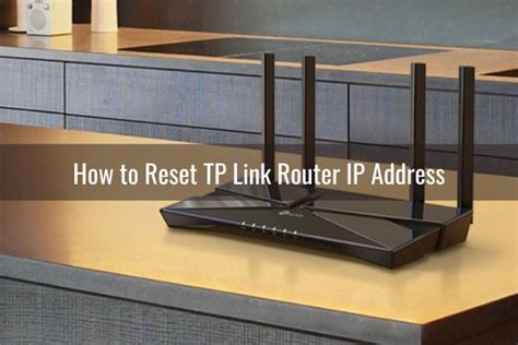 How To Reset TP Link WiFi Router Ready To DIY
