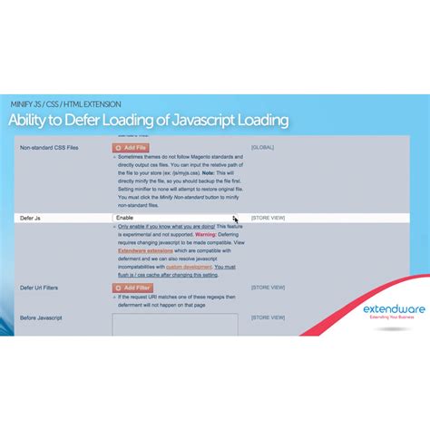 Magento Minify Js Css Html Extension