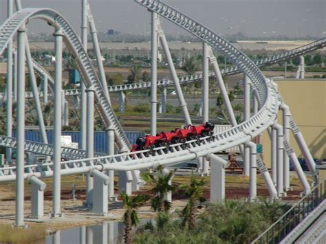 Formula Rossa Worlds Fastest Roller Coaster Ferrari World Abu Dhabi