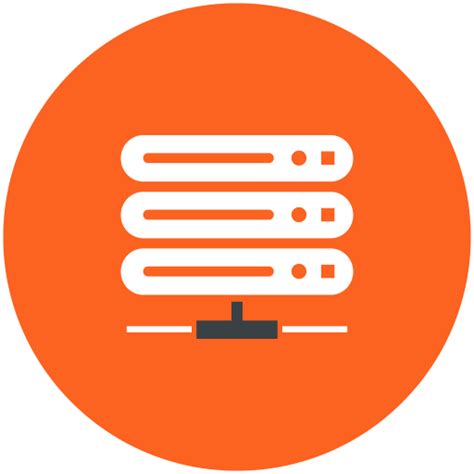 Rack Server Network Communication Icons