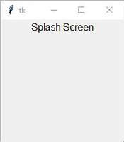 How To Create A Splash Screen Using Tkinter GeeksforGeeks