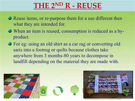 3 R REDUCE REUSE RECYCLE FOR A SUSTAINABLE PLANET PPTX