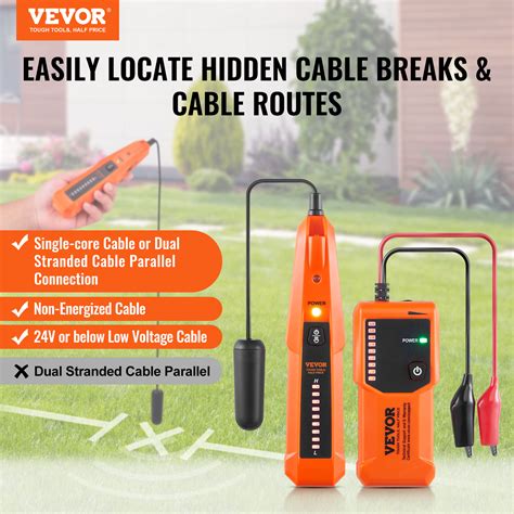 Underground Cable Wire Locator Tracker Locating Buried And Hidden Wires