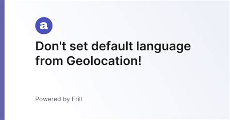 don t set default language from geolocation