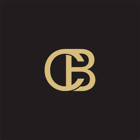 Premium Vector Cb Letter Logo Monogram C And B Monogram Design Cb Initials Letter