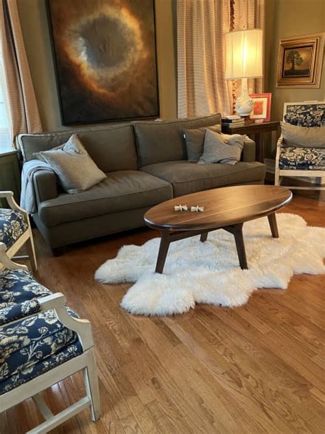 Oval Walnut Coffee Table By Kindred Furniture Wescover Tables