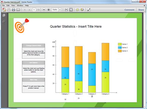 Column Chart Templates For PDF